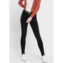 Only High-waist-Jeans »ONLPAOLA – Extra-eng geschnittene High-Waist-Jeans« skinny fit, modisch, Denim, Baumwollmischung Black Denim XS (34) - Länge...
