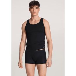 Calida Tanktop »Focus« Rundhals, Single Jersey Qualität, elastisch, schnelltrocknend schwarz M (50) M (50) Herren Athletic-Shirt von Calida