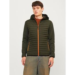 Jack & Jones JACK & JONES Steppjacke »JJEMULTI mit Kapuze und Futter« mit Kapuze unifarben, modisch, regular fit, Polyester Rosin Detail:SET-IN SLEEVES AND...