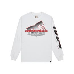 DC Shoes Langarmshirt »Slathletic Hls« White XXL XXL Stoff: Baumwolle/ Baumwoll-Jersey...