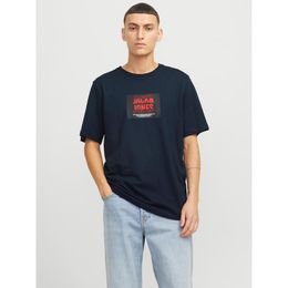 Jack & Jones JACK & JONES Print-Shirt &raquo;JJHUDSON &ndash; Print-Shirt mit Rundhals und Loose Fit&laquo; bedruckt, modisch, loose fit, Jersey Sky Captain M M Kurzarm-Design,...