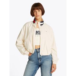 Tommy Jeans Outdoorjacke »TJW ESSENTIAL JACKET EXT« mit kontrastfarbenem Einsatz Ancient White L (40) L (40) Damenjacke von Tommy Jeans