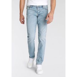 Jack & Jones JACK & JONES Slim-fit-Jeans »JJIGLENN – Jeans mit Stretch und figurbetonter Silhouette« Used, modisch, slim fit, Denim/Jeans Blue Denim 28 - Länge...