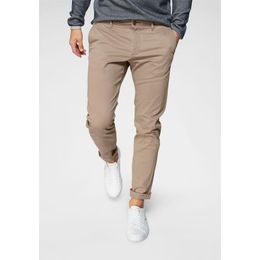 Jack & Jones JACK & JONES Chinohose »JJIMARCO mit Badge und hohem Tragekomfort« unifarben, modisch, slim fit, Baumwollmischung beige 28 - Länge 30 Länge 30 28...
