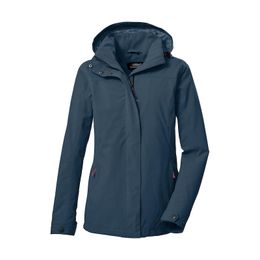 Killtec Outdoorjacke »KOS 92 WMN JCKT« Wasserdichte Damenjacke mit abnehmbarer Kapuze, verstellbare Bündchen dunkelblau 42 42 Damen Funktionsjacke...