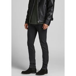 Jack & Jones JACK & JONES Slim-fit-Jeans »JJIGLENN Jeans mit schmaler Beinform und Stretch für Komfort« Denim/Jeans, modisch, slim fit, Baumwollmischung black...