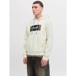 Jack & Jones JACK & JONES Kapuzensweatshirt »JJHAYATO SWEAT HOOD BTS« Antique White XL XL Sweater von Jack & Jones