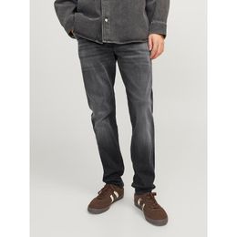 Jack & Jones JACK & JONES Slim-fit-Jeans »JJIGLENN – Jeans mit Stretch, niedriger Leibhöhe und Taschen« used, modisch, slim fit, Denim/Jeans black denim 34 -...
