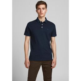 Jack & Jones JACK & JONES Poloshirt »JJEPAULOS Poloshirt mit klassischem Kragen und figurbetonter Form« Logostickerei, modisch, schmal, Baumwolle, Polokragen...