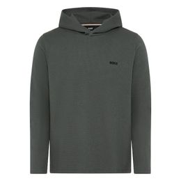 BOSS Hoodie »Waffle LS-Shirt H« Open Green 345 XL XL Kapuzensweatshirt von BOSS Menswear