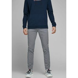 Jack & Jones JACK & JONES Chinohose »MARCO – Chinohose mit Stretchanteil und Komfort« modisch, slim fit, Web Grey Melange 32 - Länge 32 Länge 32 32 Chinohose...