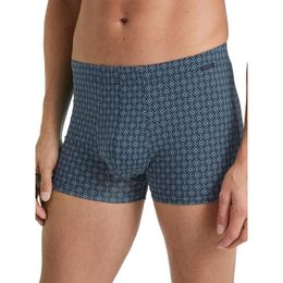 Calida Boxer »Grafic Cotton« elastisch, atmungsaktiv, Single Jersey, weich dark sapphire M (50) M (50) Herrenunterhose von Calida