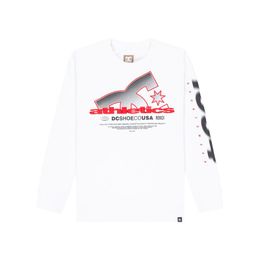 DC Shoes Langarmshirt »Slathletic« White 16(165-172cm) 16(165-172cm) Stoff: Baumwolle, Baumwoll-Jersey...