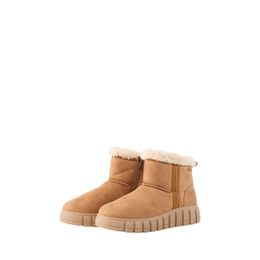 Tom Tailor Denim Damen Wasserfeste Schneestiefel, beige, Uni, Gr. 37