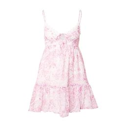 Hollister Kleid 'BARE FESTIVAL' Damen Gr&ouml;&szlig;e 40 pastellgr&uuml;n / pink / rosa / wei&szlig;