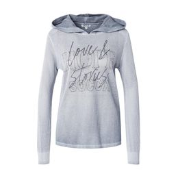 SOCCX Pullover Damen Gr&ouml;&szlig;e S silbergrau / dunkelgrau