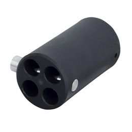 Wentex P&D 4-way connector replacement 45,7mm, schwarz
