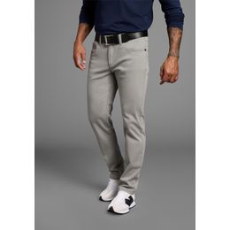 MAN'S WORLD 5-Pocket-Hose MAN'S WORLD, Herren, Gr. 27, N + U Gr, grau, Obermaterial: 98% Baumwolle, 2% Elasthan, comfort fit lang, Hosen 5-Pocket-Hose, Stretchhose mit Dehnbund