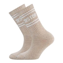 Ewers Socken "SISTER" M&auml;dchen Gr&ouml;&szlig;e 19/22 dunkelbeige