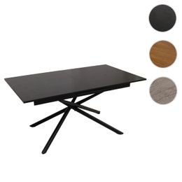 Mendler Esszimmertisch HWC-O57, Ausziehtisch Esstisch, Eisen MDF ausziehbar 160-200x90cm ~ Variantenangebot 122190+122191