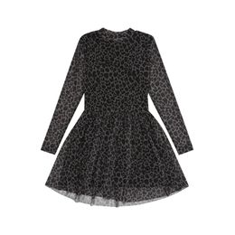 s.Oliver Kleid Mädchen Größe 164 basaltgrau / schwarz