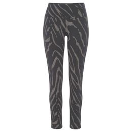 Lascana Damen Leggings, dunkelgrau-taupe, Gr&ouml;&szlig;e 32/34