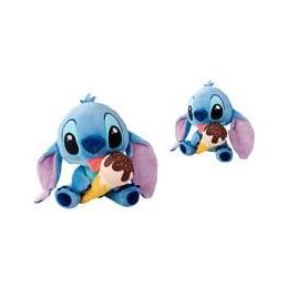 Simba Disney Stitch mit Eiscreme, Kuscheltier 25 cm