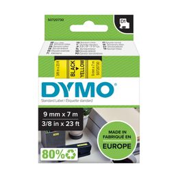 Original Dymo LABELMANAGER Executive 640 CB Set (40918 / S0720730) Schriftband 9mm/7m Schwarz auf Gelb