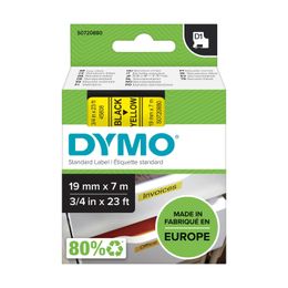 Original Dymo LABELMANAGER Executive 640 CB Set (45808 / S0720880) Schriftband 7mm/19m Schwarz auf Gelb