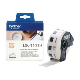 Original Brother P-Touch QL 560 VP (DK-11219) Etikett 1200x (12mm x 12mm) Weiss