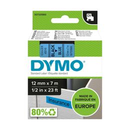 Original Dymo LABELMANAGER Executive 640 CB Set (45016 / S0720560) Schriftband 12mm/7m Schwarz auf Blau