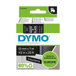 Original Dymo LABELMANAGER Executive 640 CB Set (45021 / S0720610) Schriftband 12mm/7m Weiss auf Schwarz