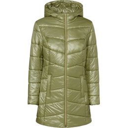 CR&Eacute;ATION L Damen Longjacke mit Steppmuster schilf Gr&ouml;&szlig;e 38