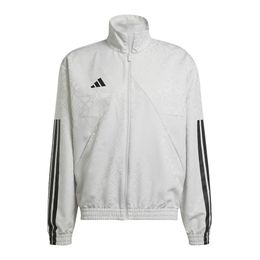 adidas Sportswear Trainingsjacke 'TIRO' Herren Gr&ouml;&szlig;e XL hellgrau / schwarz