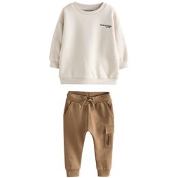 next Sweatsuit boy Beige, White size 3-6 mths