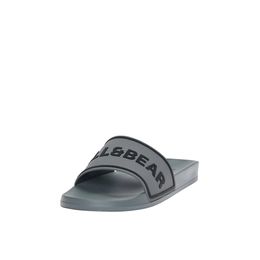 Pull&Bear Pull&Bear Pantolette Herren Größe 44 grau / schwarz