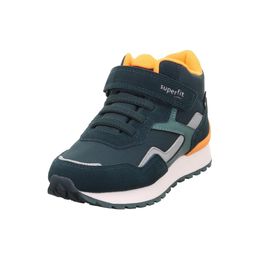 Superfit Sneaker 'Dash' Jungen Gr&ouml;&szlig;e 34 grau / smaragd / dunkelgr&uuml;n / orange