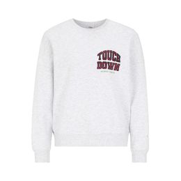Only Petite Sweatshirt 'ONLRILLO' Damen Gr&ouml;&szlig;e XXS graumeliert / rot