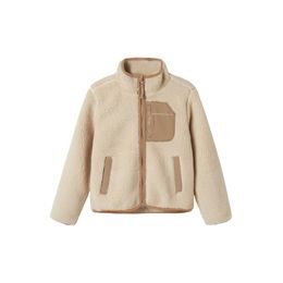 name it Fleece Jacket 'NKNMattia' boy Beige size 128