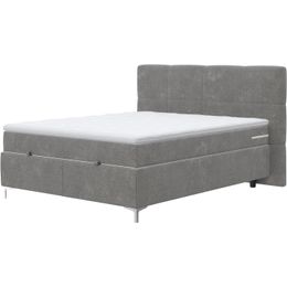Boxbett COTTA "Kimy inkl. Bettkasten", beige (taupe), B:185cm L:211cm, 92% POLYESTER (PES);8% POLYAMID (PA), Komplettbetten, erhältlich in den Breiten 160x200cm & 180x200cm