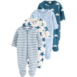 next Schlafanzug Jungen Gr&ouml;&szlig;e 62 blau / navy / hellblau / wei&szlig;