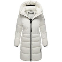 Navahoo Mantel 'Mondnebel XIV' Damen Gr&ouml;&szlig;e M schwarz / offwhite Wintermantel