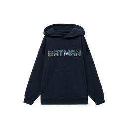 Mango Kids Sweatshirt 'Batboss' Jungen Gr&ouml;&szlig;e 140 blau / navy / dunkelgrau / wei&szlig;