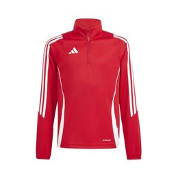 adidas Performance Sportsweatshirt 'Tiro 24' Jungen Gr&ouml;&szlig;e 152 rot / wei&szlig;