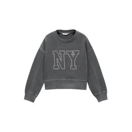 Mango Kids Sweatshirt 'NYSET' M&auml;dchen Gr&ouml;&szlig;e 152 anthrazit