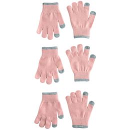 next Handschuhe M&auml;dchen Gr&ouml;&szlig;e XS/M basaltgrau / altrosa