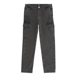 Jack & Jones Jack & Jones Junior Jeans 'JJICHRIS JJBARKLEY' Jungen Gr&ouml;&szlig;e 134 black denim
