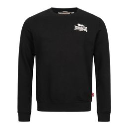 Lonsdale Sweatshirt 'Longridge' Herren Gr&ouml;&szlig;e M schwarz / wei&szlig;