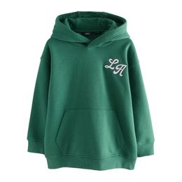 next Sweatshirt Jungen Gr&ouml;&szlig;e 98 gr&uuml;n / wei&szlig;