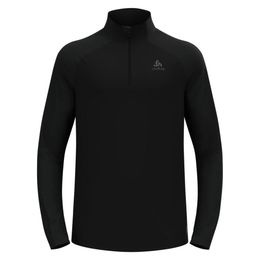 Odlo Essential Ceramiwarm Mid Layer 1/2 zip Bekleidung Herren schwarz